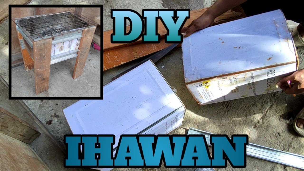 How To Make DIY Ihawan/Barbeque Grill - YouTube