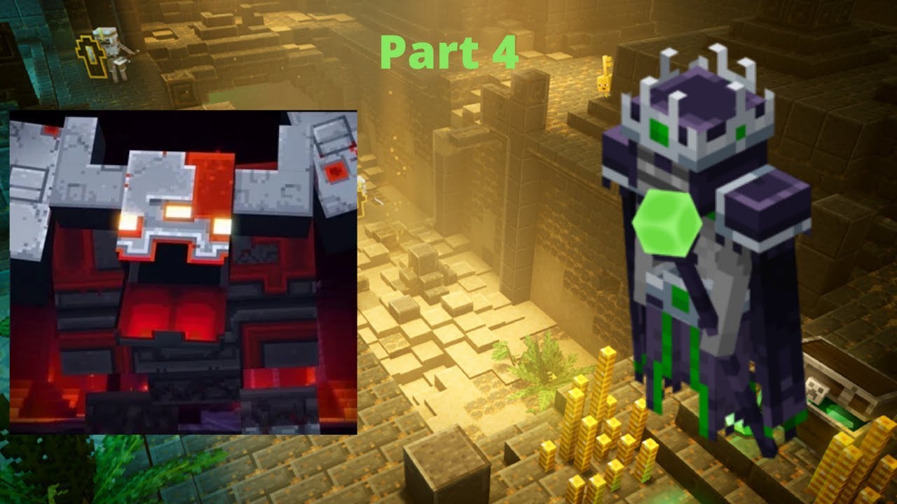THIS GAME IS GETTING INSANE! Minecraft Dungeons (Part 4) - YouTube