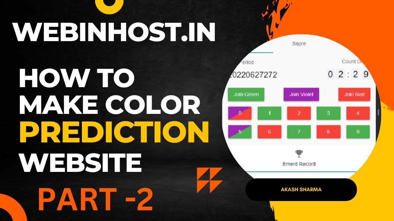 How To Make Colour Prediction Website Colour Prediction Website Kaise