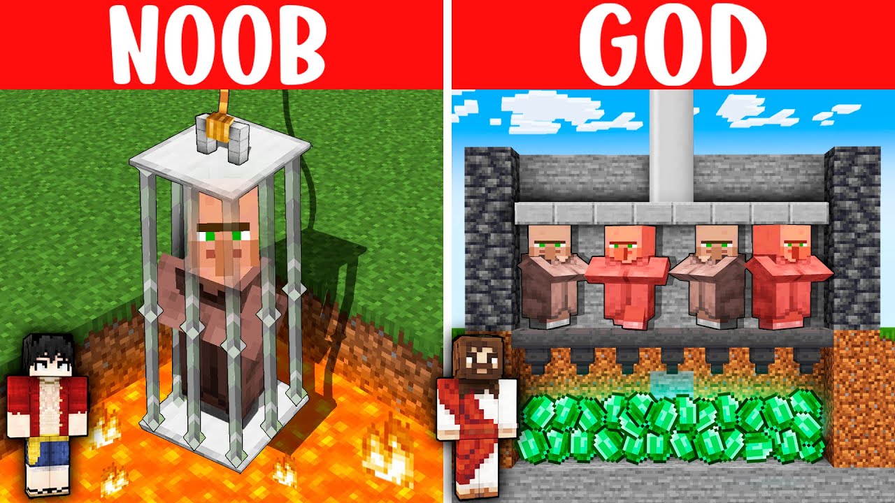 Can 10,000 Villagers Survive with me in Minecraft? - YouTube