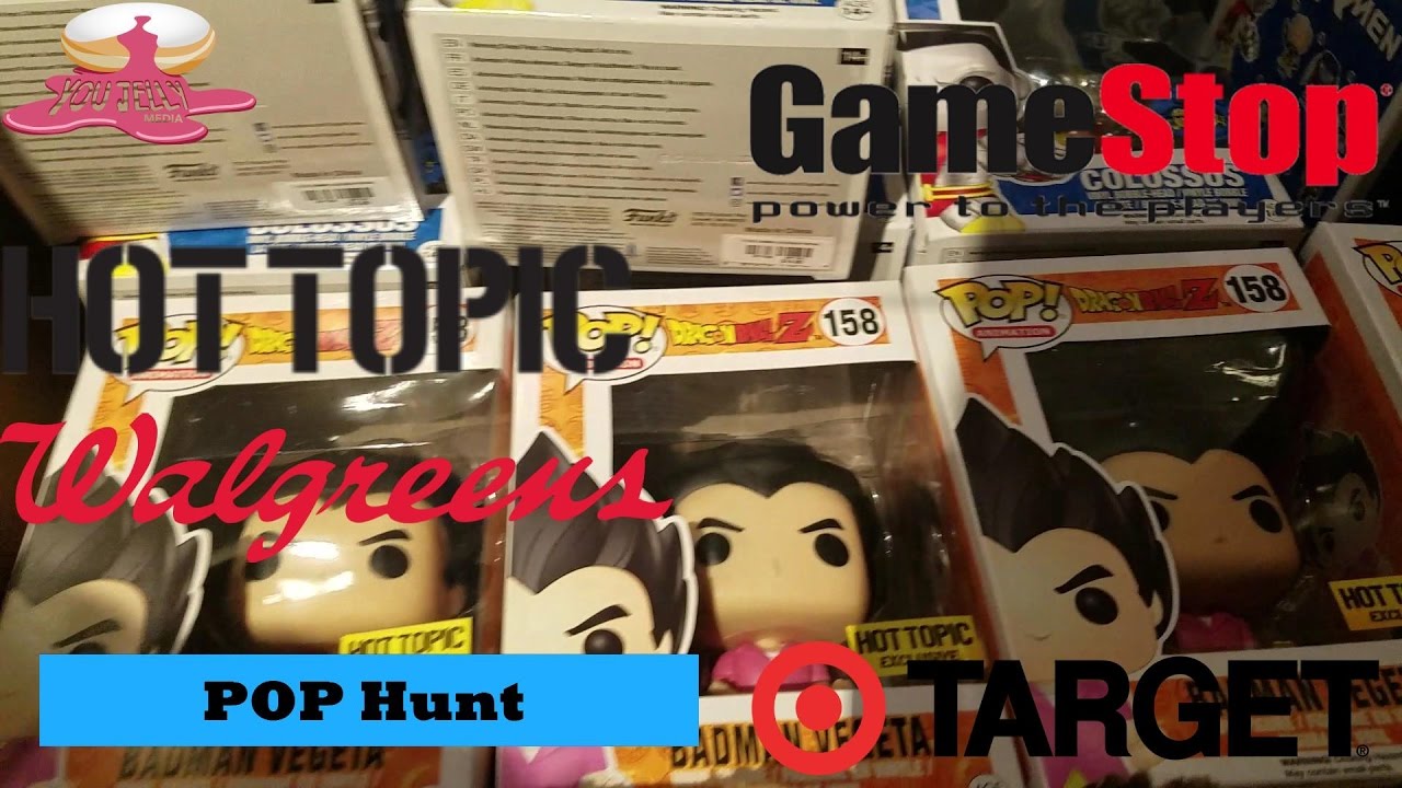 Funko Pop Hunt: Walgreens, Hot Topic, Gamestop, Target - YouTube