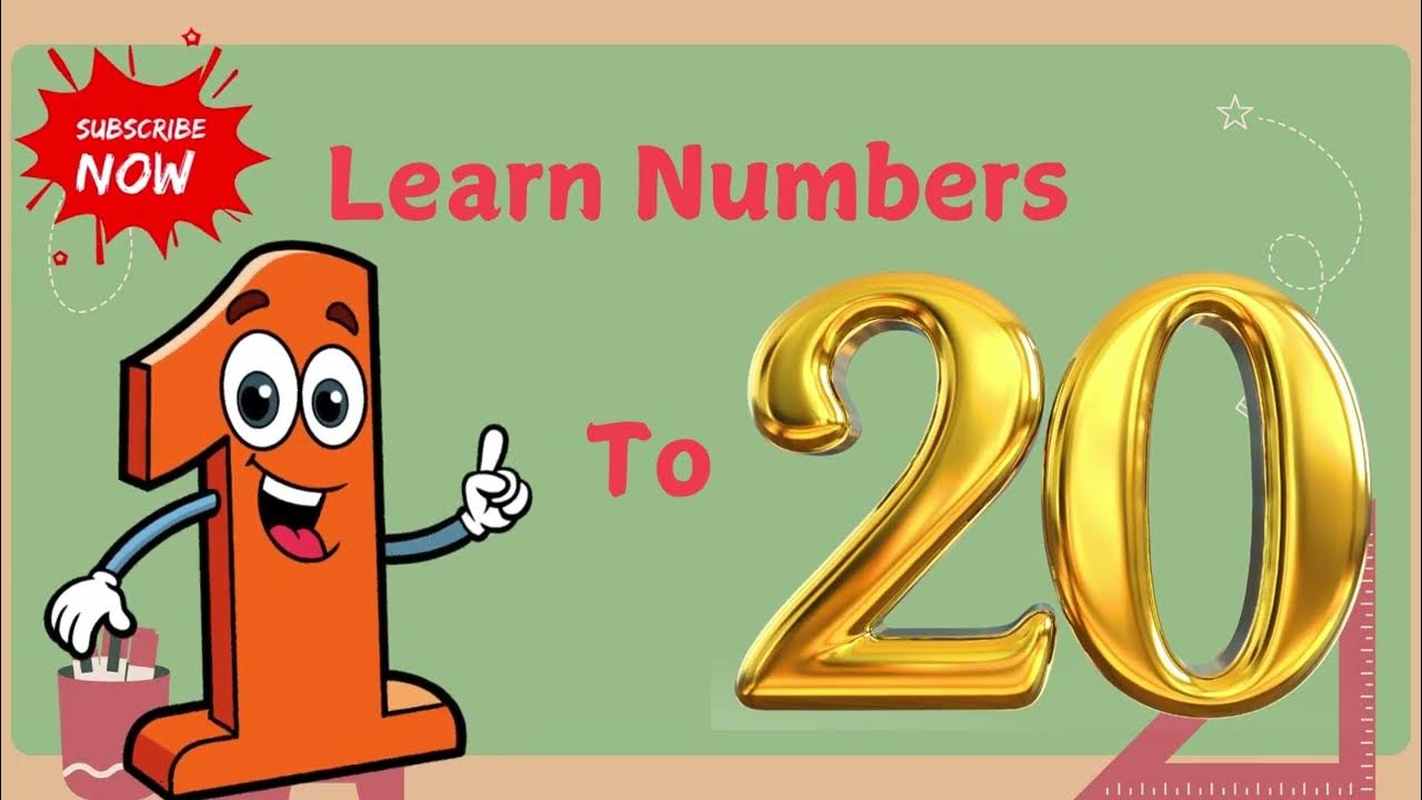🎵 Numbers 1 to 20 Kids Song | Fun and Educational Counting Video for Children! 🎵 - YouTube