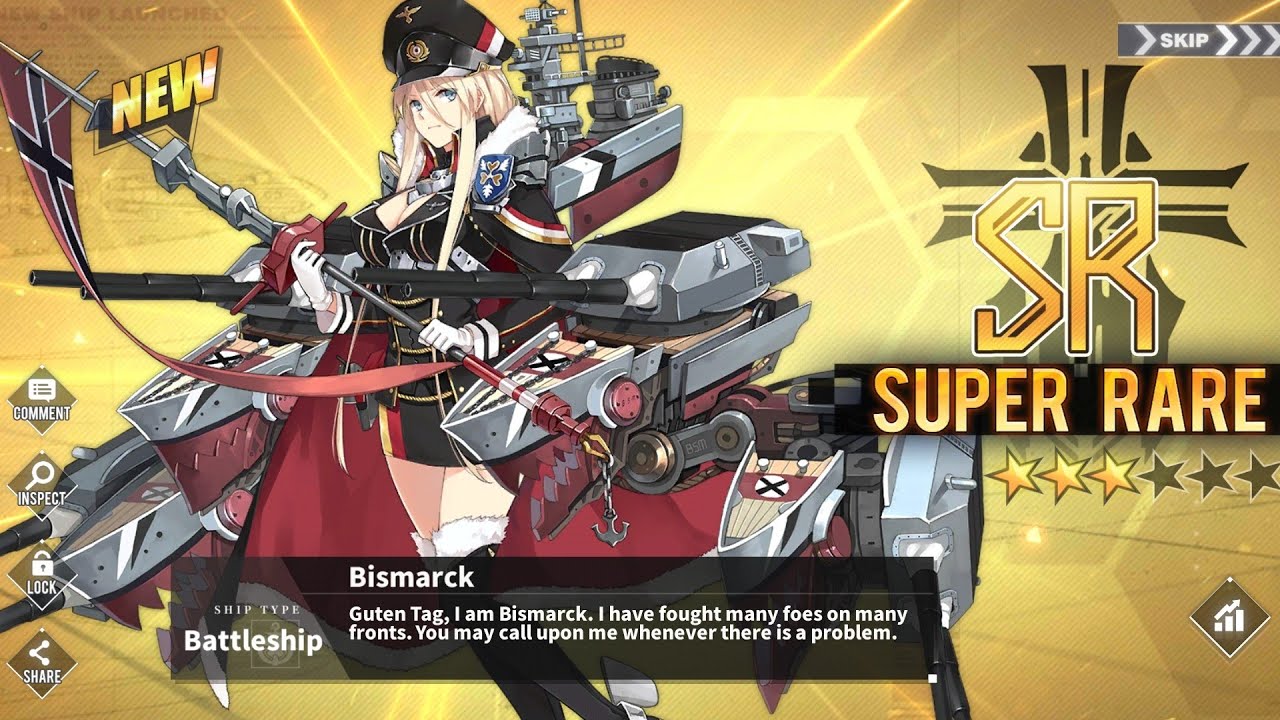 Azur Lane: Get KMS Bismarck 2020 (Scherzo of Iron and Blood Rerun Event ...