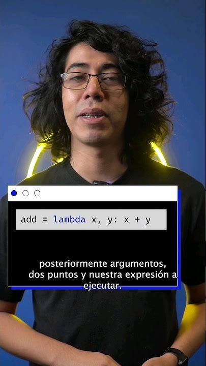 Mejora tu código de #python con funciones lambda - YouTube