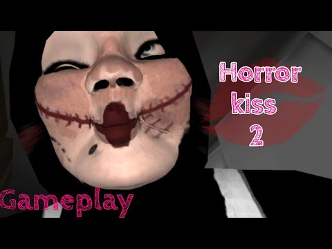 She gave me too many kisses 💀💋| Horror kiss 2 Full gameplay walkthrough ...