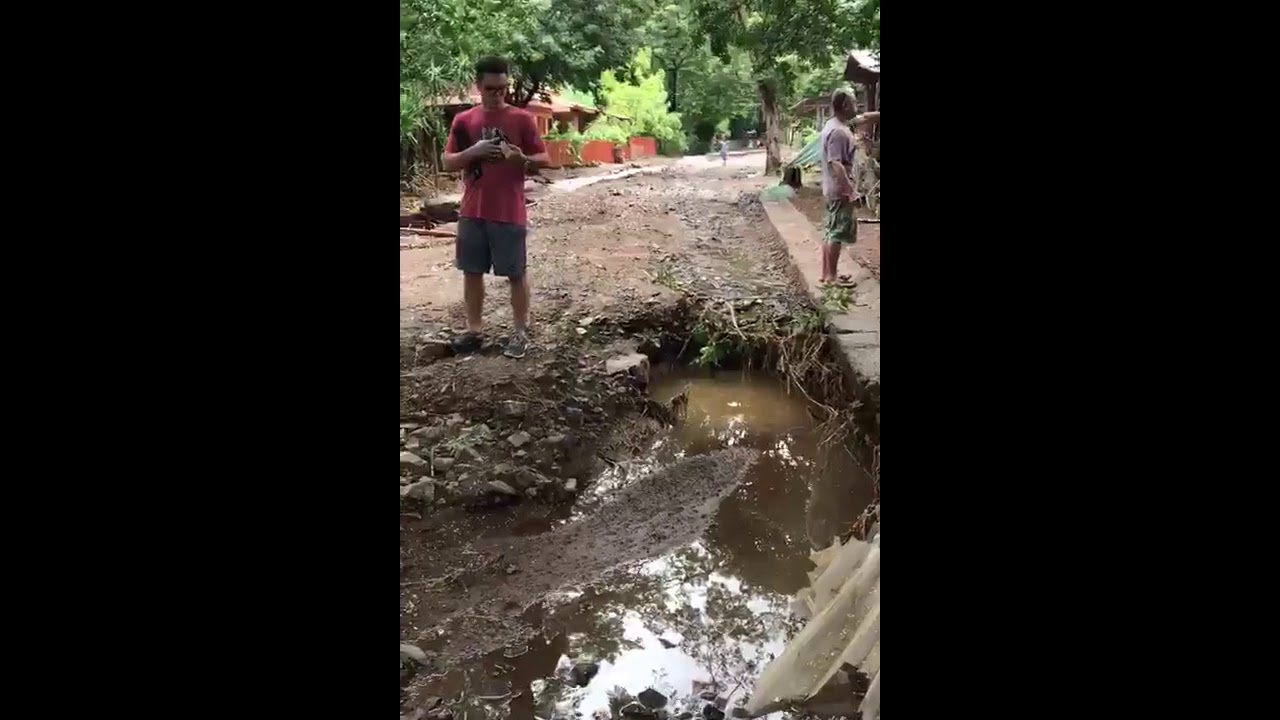 Man Gives Tour of Costa Rica Damage Following Tropical Storm Nate - YouTube