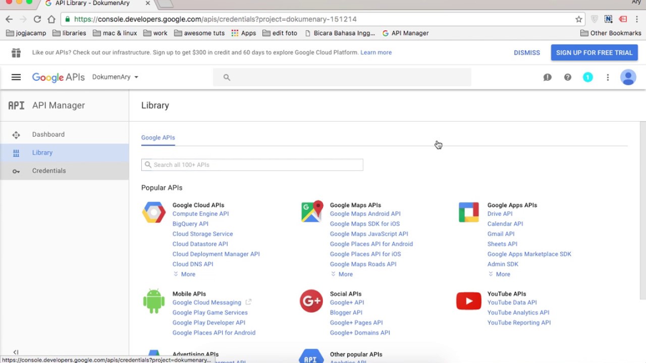 Membuat Aplikasi Login Dengan Google Account - YouTube