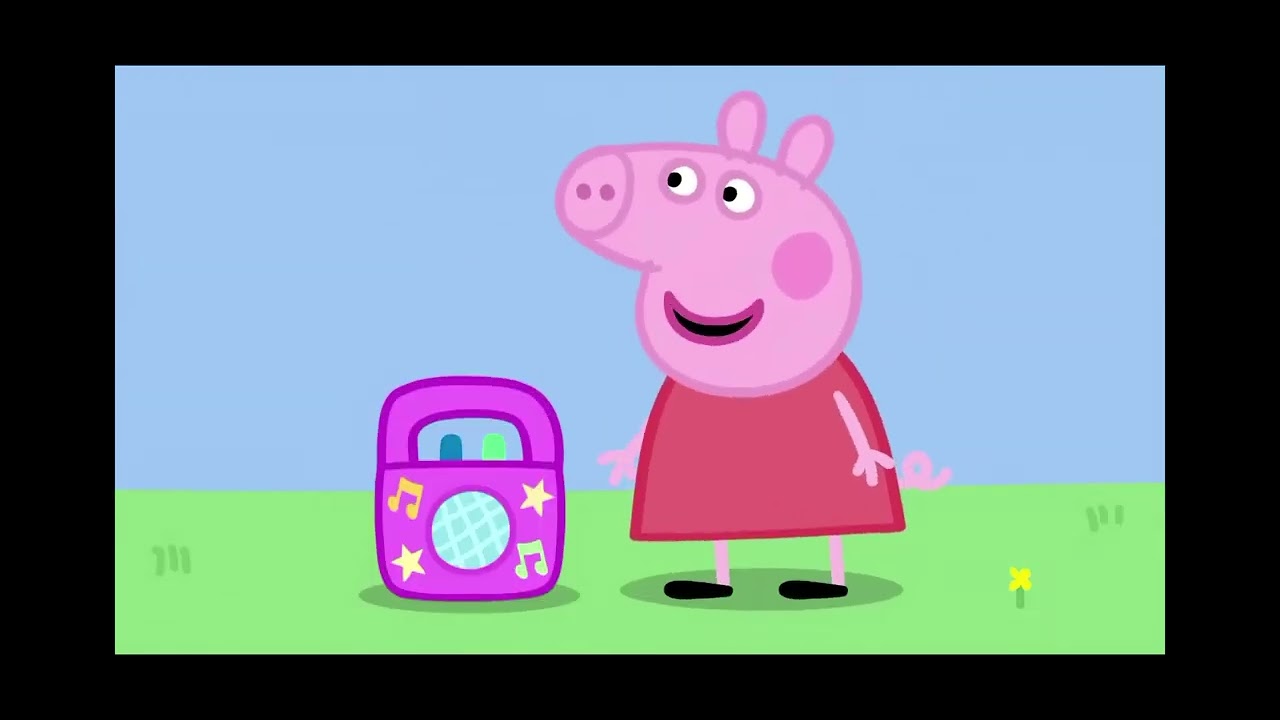 Peppa pig gets dancing with the friends - YouTube