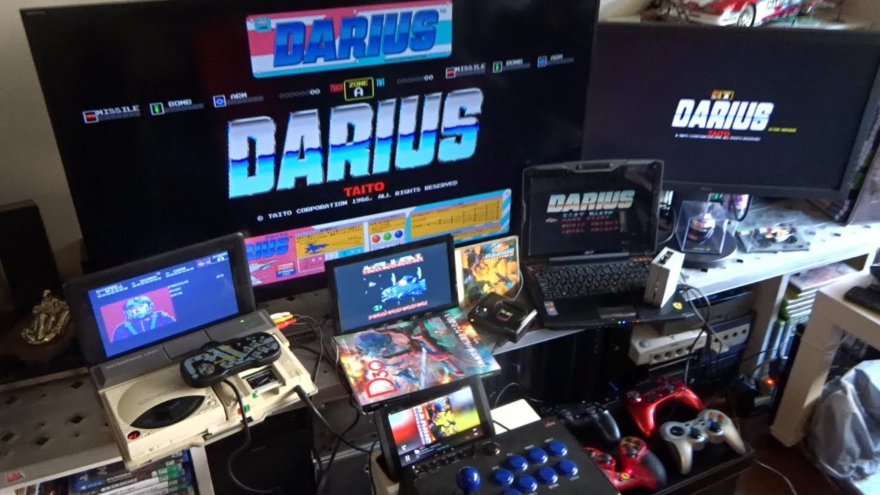 6 monitor DARIUS PS4 PCE and more - YouTube