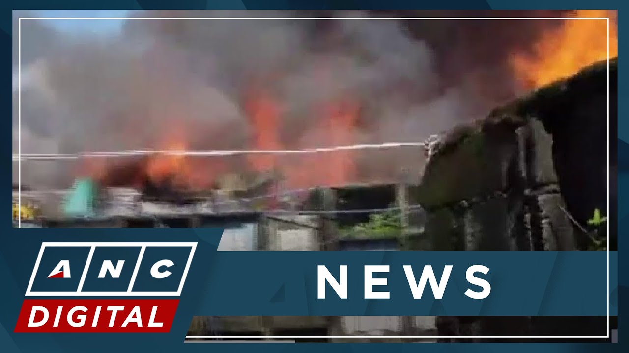 Fire breaks out in Bagbag Cemetery in Quezon City | ANC - YouTube
