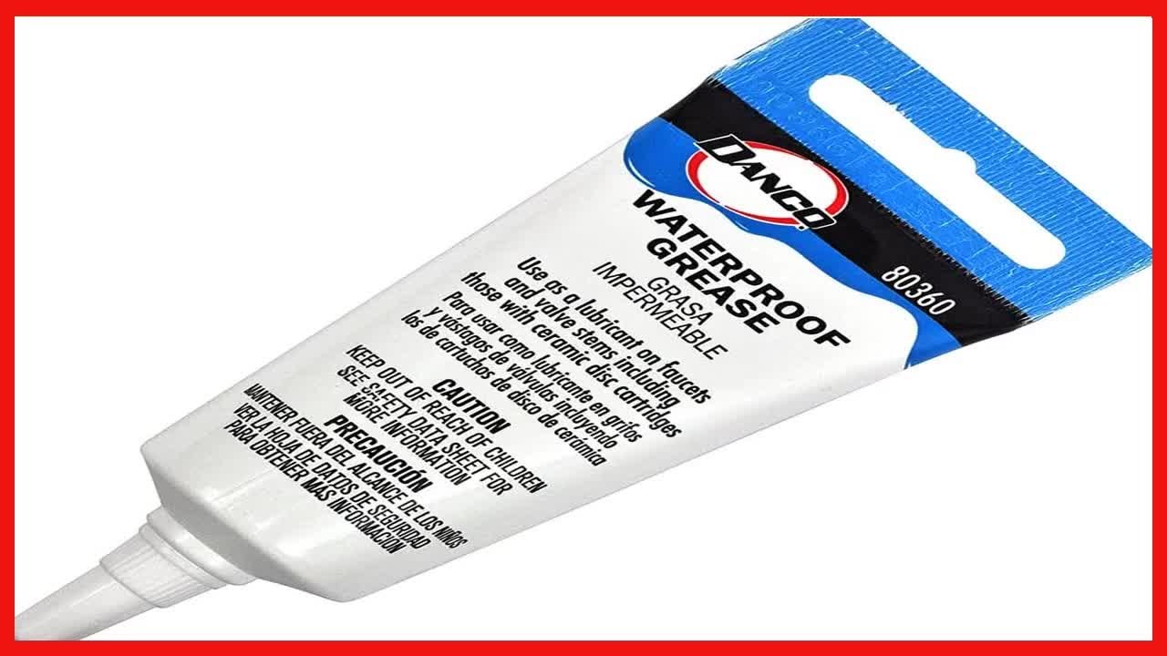 Great product - Danco 80360 Waterproof Faucet Grease, 1/2 Oz - YouTube