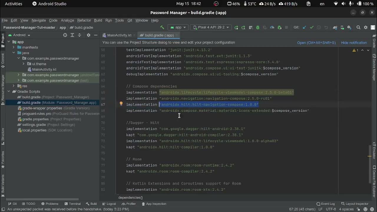 Password Manager App Part1 | MVVM - Clean Architecture - Dagger Hilt - Jetpack Compose - YouTube