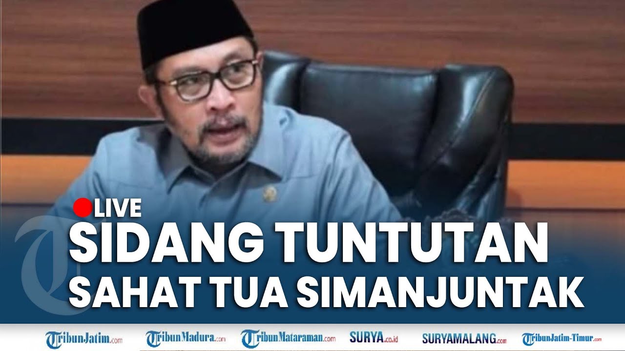 🔴 SAHAT TUA SIMANJUNTAK DITUNTUT 12 TAHUN, Korupsi Dana Hibah APBD ...