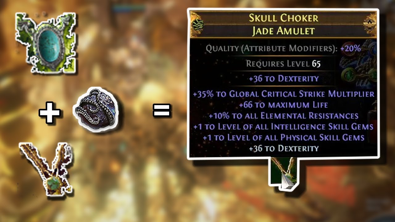 [OUTDATED] CRAFT AMULET - CARRION GOLEM BUILD - YouTube