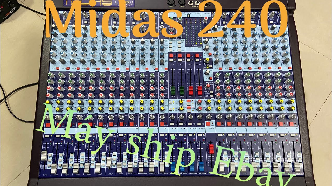 Midas 240 ship ebay mỹ về - YouTube