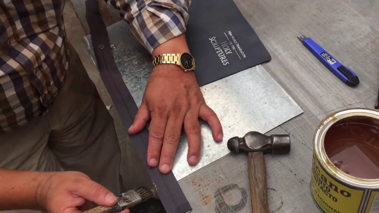 The Making of a Bible Cover: a Ministry Ideaz Artisan at Work - YouTube