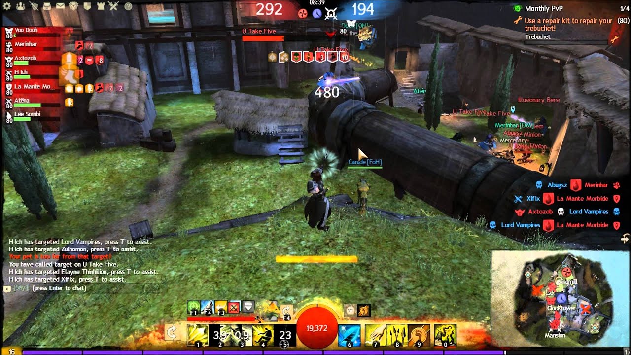 Guild Wars 2 - Ranger PVP - Rampage! - YouTube