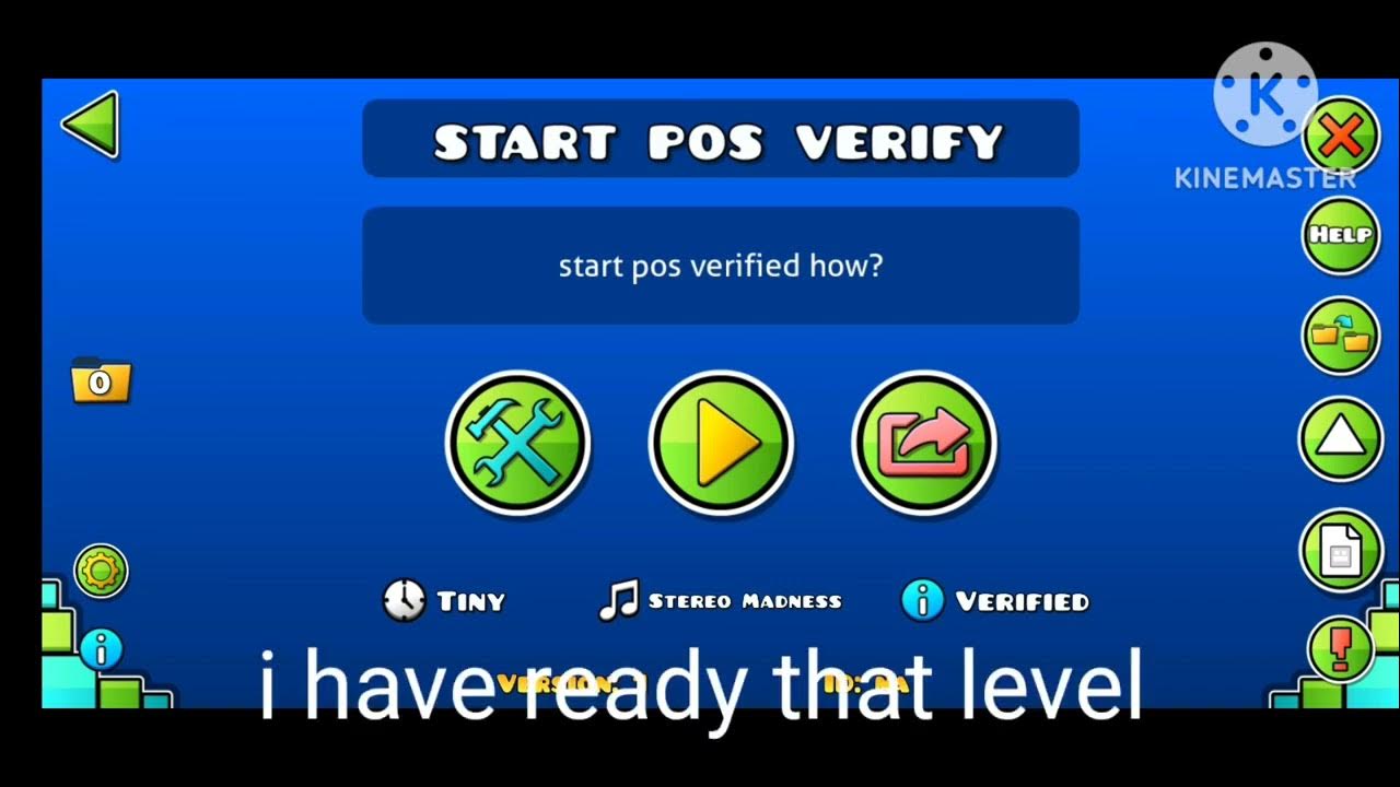 How to Verify level with start pos in Geometry Dash 2.2 [TUTORIAL] - YouTube
