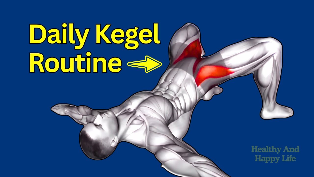 Kegel Exercises to Strengthen Pelvic Muscles Daily Routine - YouTube