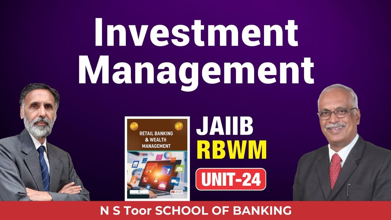 RBWM Unit-24.2 Investment Management by Vinayak sir #ilb321 | 14 Oct at ...