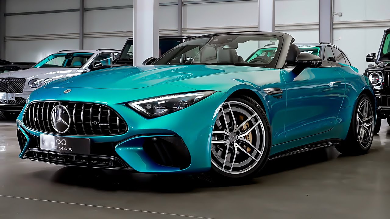 New Mercedes SL55 AMG V8 - Interior, Exterior - 4K - YouTube