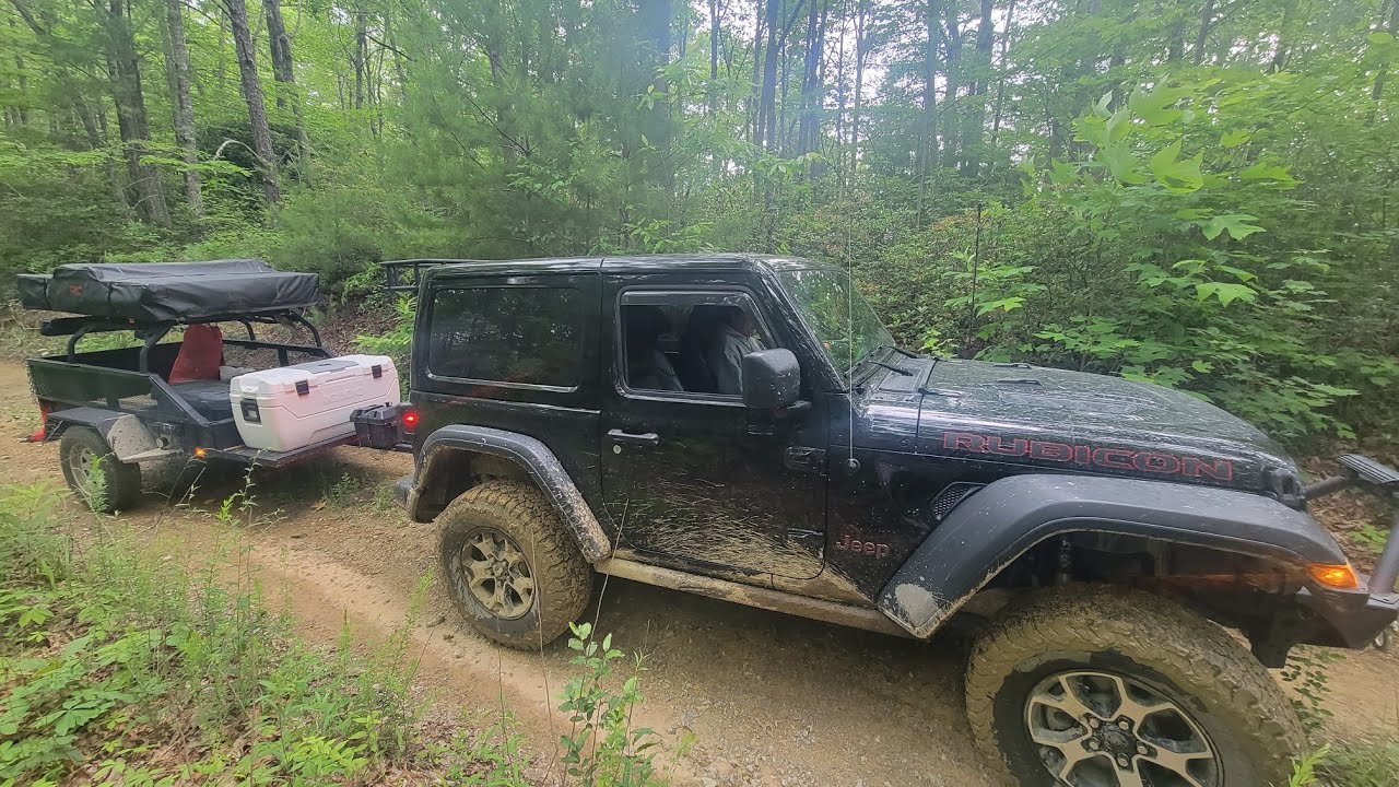 Camp cooking with my homemade offroad overland trailer. - YouTube
