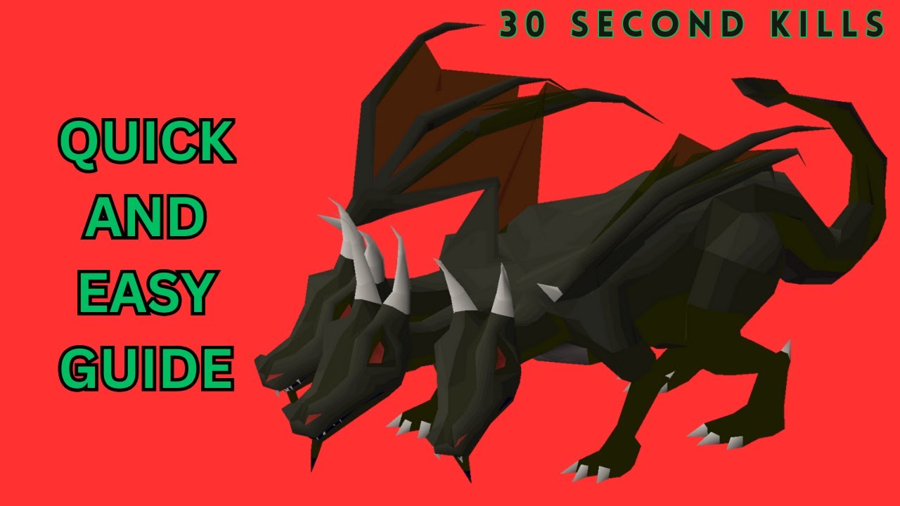 Fastest way to kill KBD: King Black Dragon Guide | Old School RuneScape ...