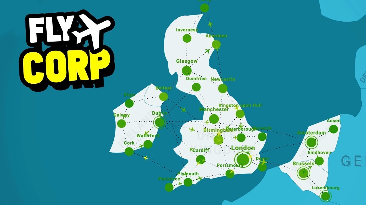 Creating a NEW AIRLINE Company in Fly Corp - YouTube