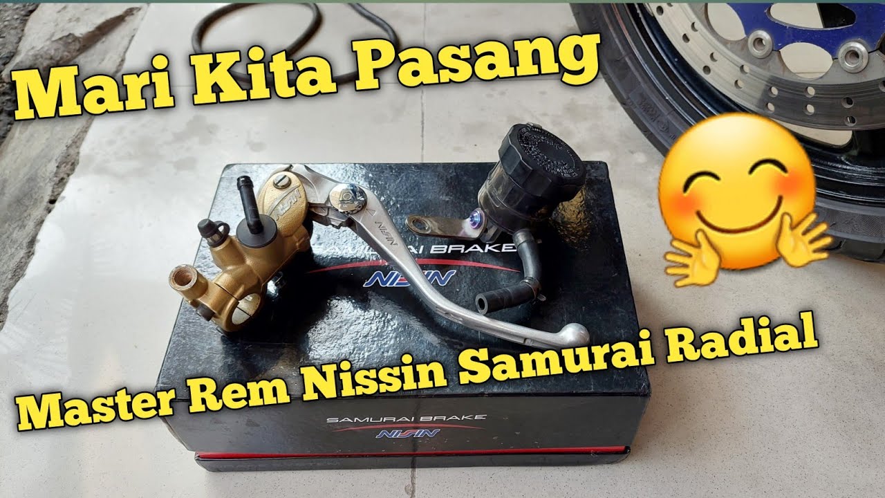 Pasang master rem nissin samurai radial di vixion old - YouTube