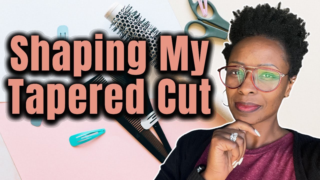 Shaping My Tapered Cut 😒💇🏾‍♀️| Natural Hair Journey - YouTube