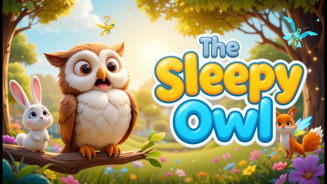 🦉 Benny the Bunny and the Snoring Owl | Fun Bedtime Story for Kids ...