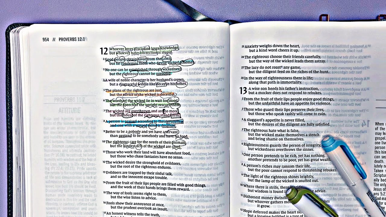 How To Write and Highlight In Your Bible pt 2 - YouTube