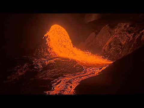 Sep 23, 2026: Kīlauea Lava Surges Over Crater Floor as Episode 55 Builds