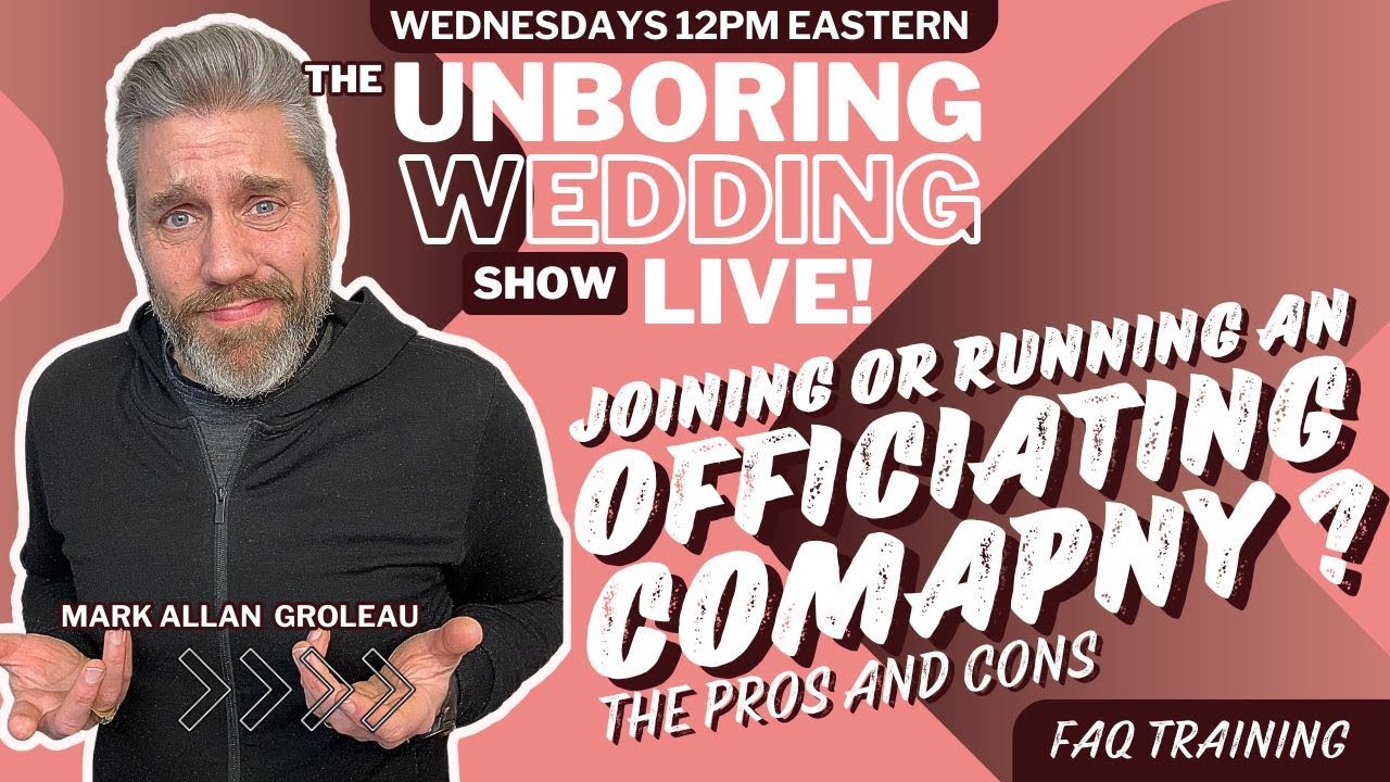 EP. 22 The Unboring Wedding Show: Joining Or Running A Wedding ...