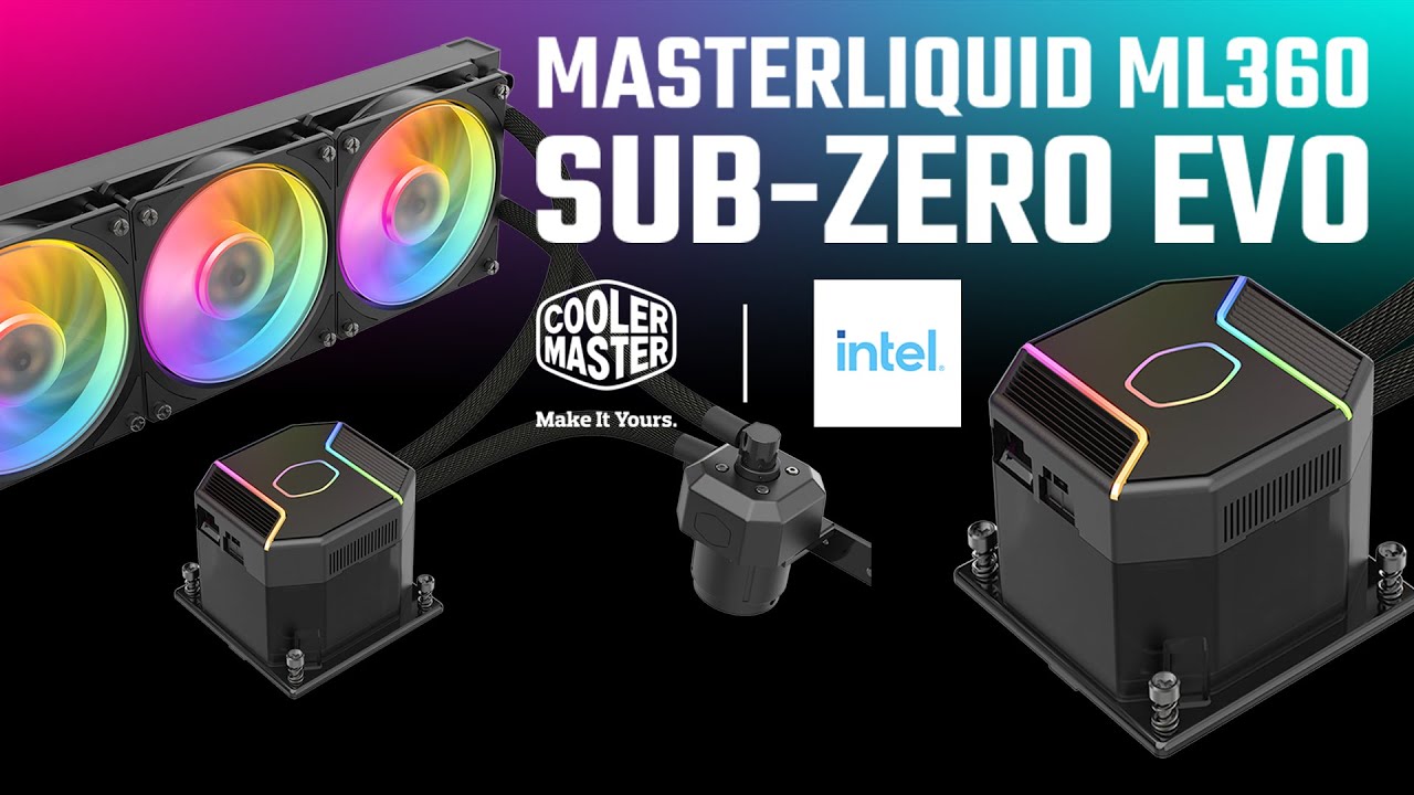 MasterLiquid ML360 SUB-ZERO Evo CPU散熱器 | 全新散熱之王 提供給追求極致效能的玩家 - YouTube