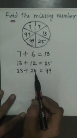 Find the missing number #sequence pattern #multiple of 6 #addition to ...