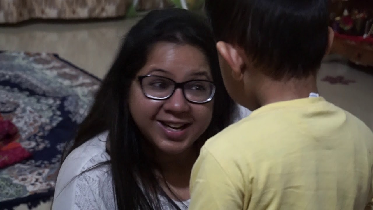 Sweta singing song for Tutu - YouTube