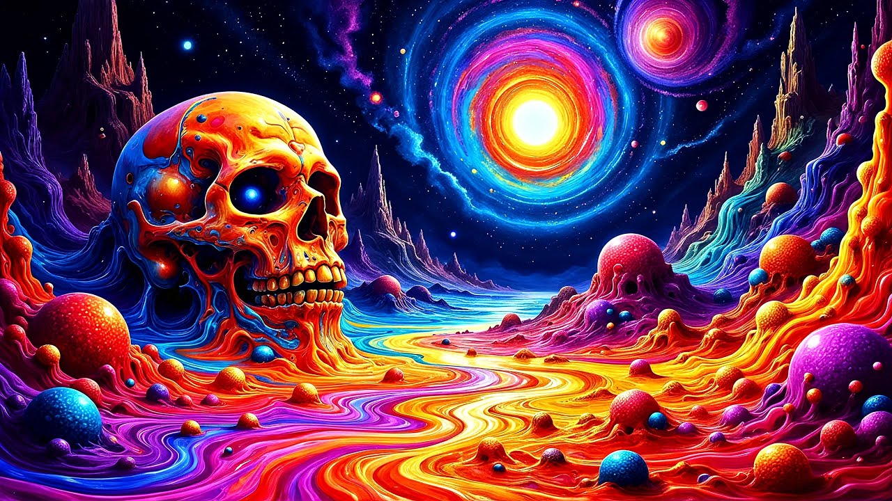 🤯 The Secrets of AI's Psychedelic Visions - 4K AI Art Psychedelic ...