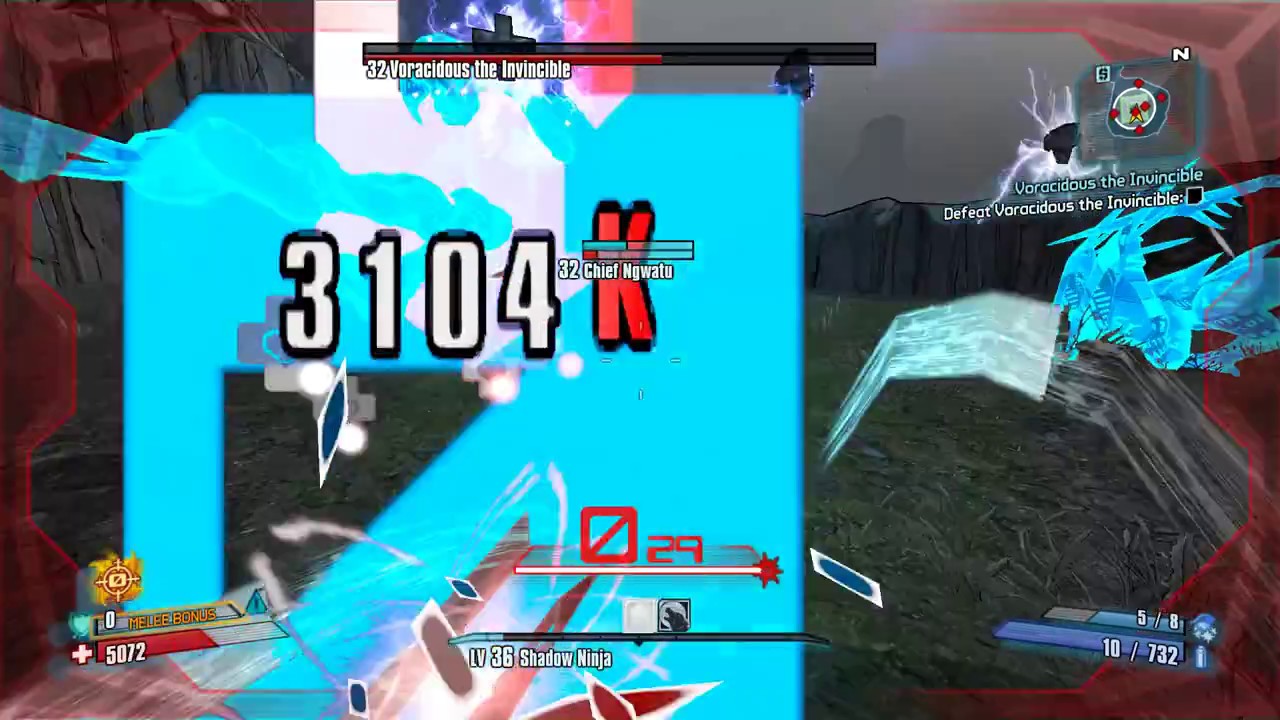 Borderlands 2 Voracidous the Invincible, Solo, Zer0, Normal Mode-(NO ...