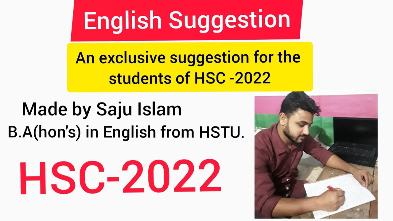 HSC -2022. Update English Suggestion. - YouTube