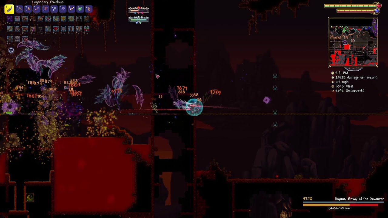 Cheesing Signus, Envoy of the Devourer [Terraria][Calamity][Revengeance ...