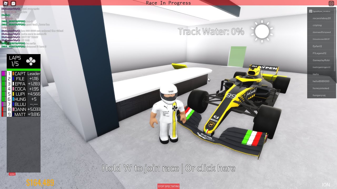 the roblox formula 1 video - YouTube