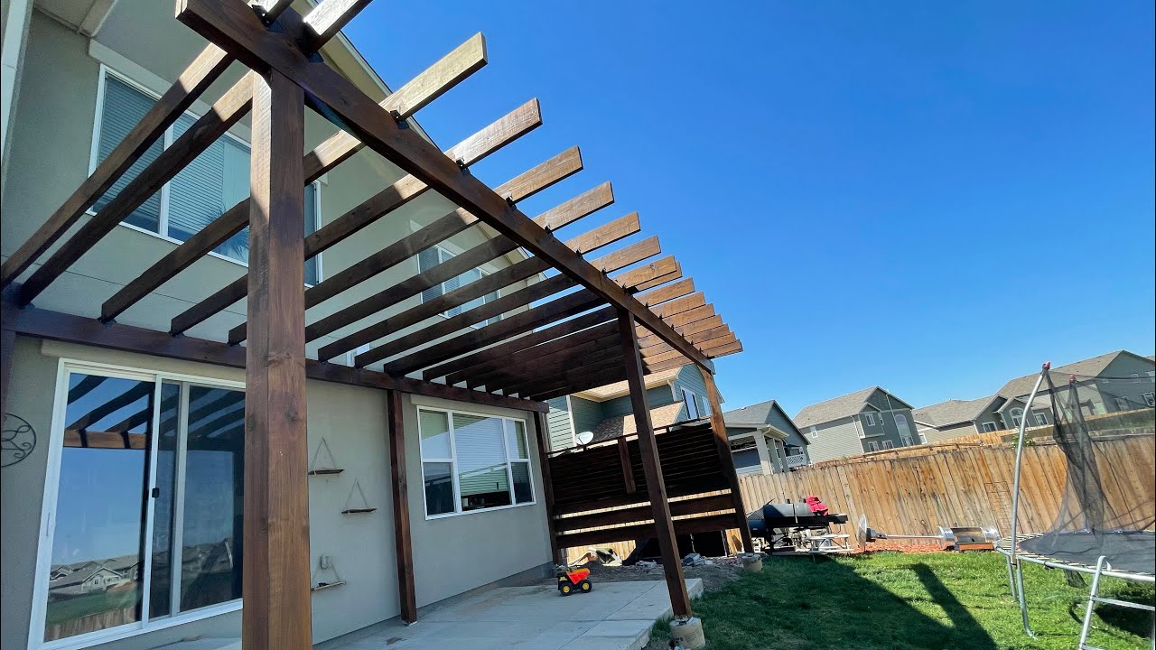 Pergola Tear Down and Rebuild - YouTube