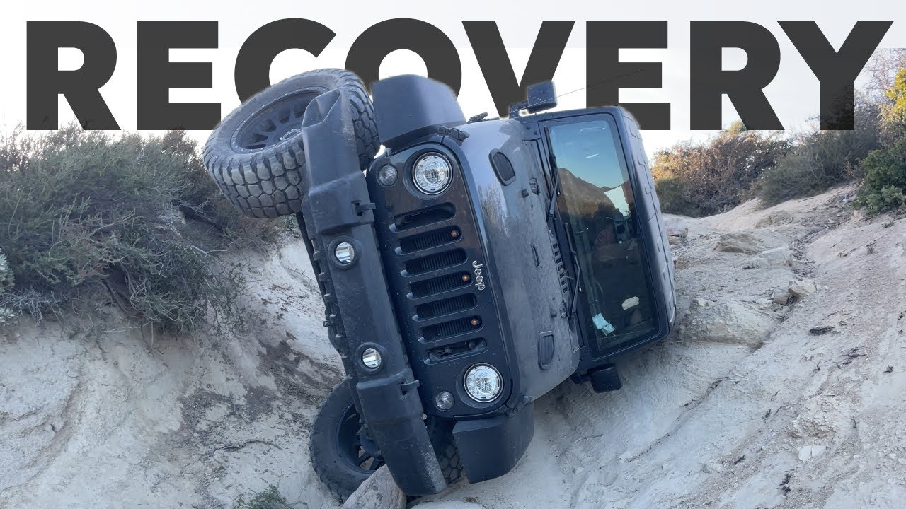 FLIPPED OVER JEEP RECOVERY! - YouTube