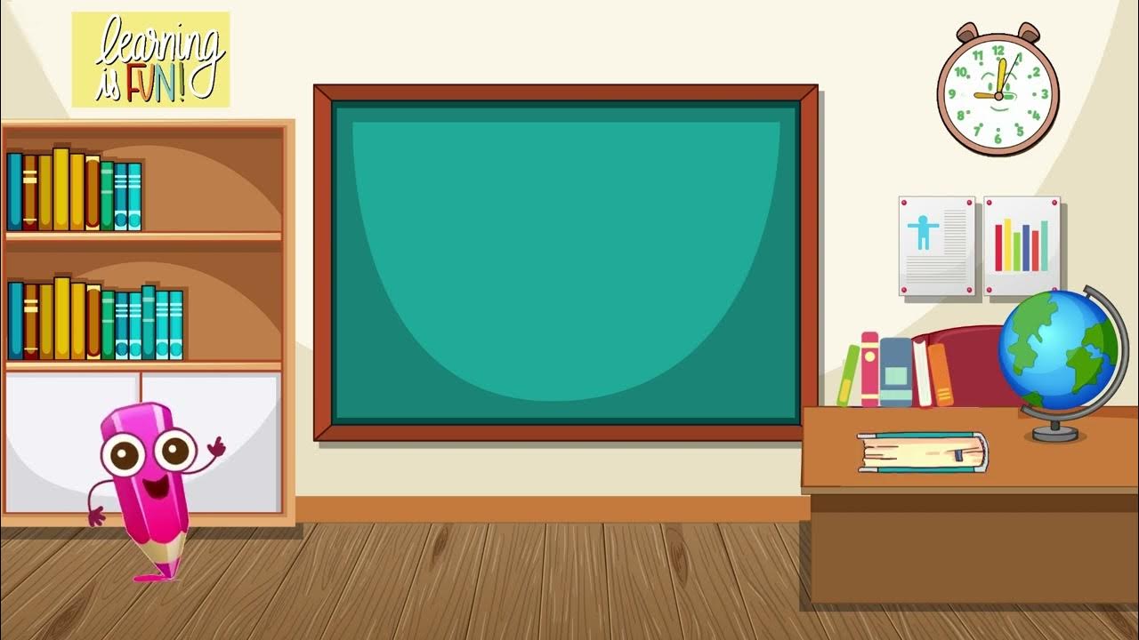 Classroom Background/Animated Cartoon Background Loop/ Virtual ...