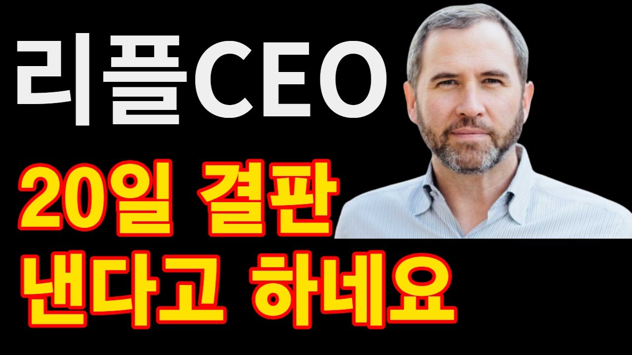 리플코인전망 갈링하우스 형님이 20일날 Sec와 결판 낸다고 합니다 리플 리플코인전망 리플코인 리플소송 Youtube