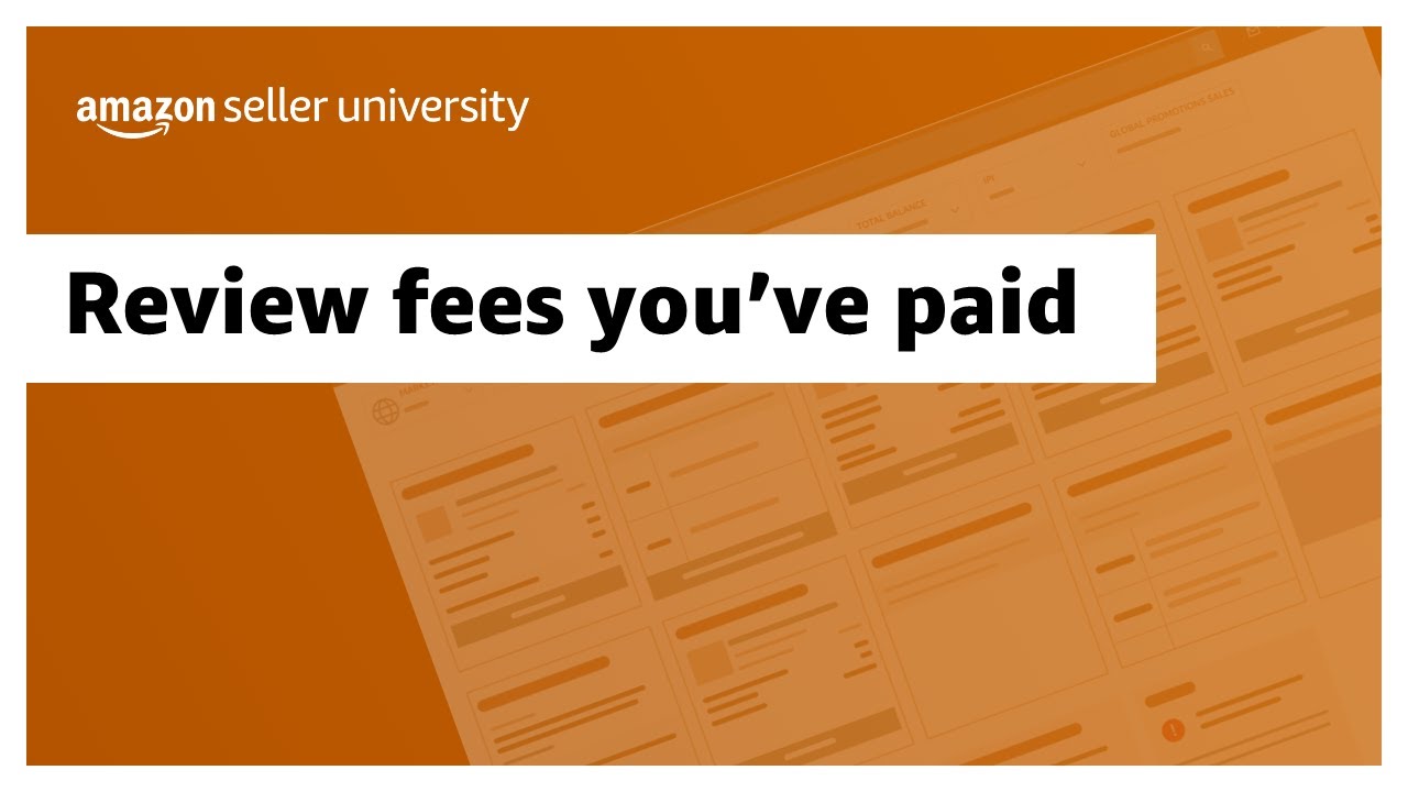 Review fees you've paid - YouTube