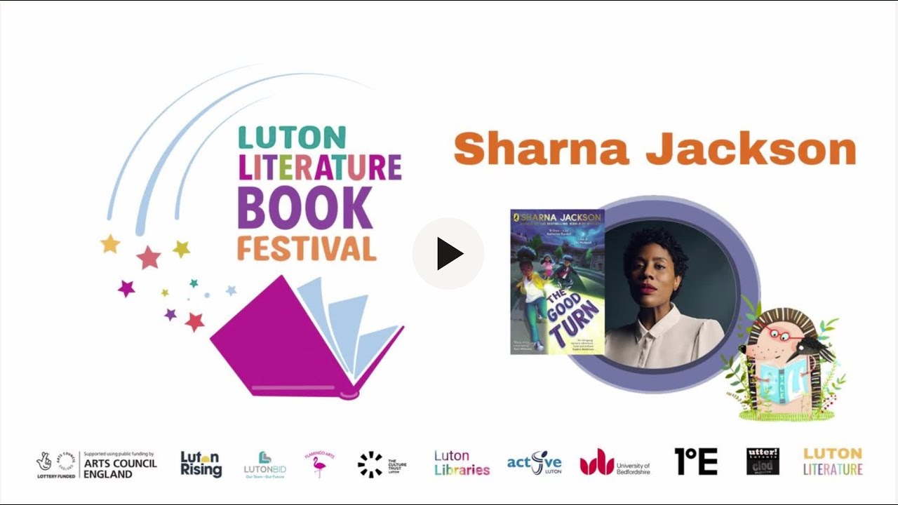 Sharna Jackson at Luton Literature Book Festival - YouTube