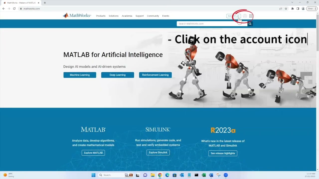 Create A MathWorks Account 1 YouTube Create A MathWorks Account 1 YouTube