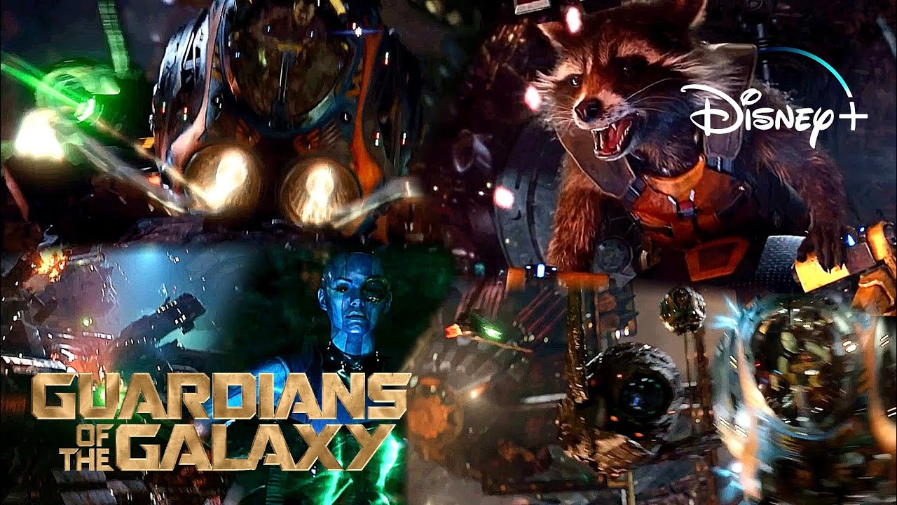 Guardians Of The Galaxy | Knowhere - Fight Scene | Disney+ [2014] - YouTube